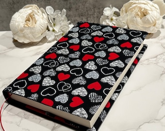 Adjustable Book Cover Fabric Dust Jacket Book Sleeve Bookish Gift Book ...