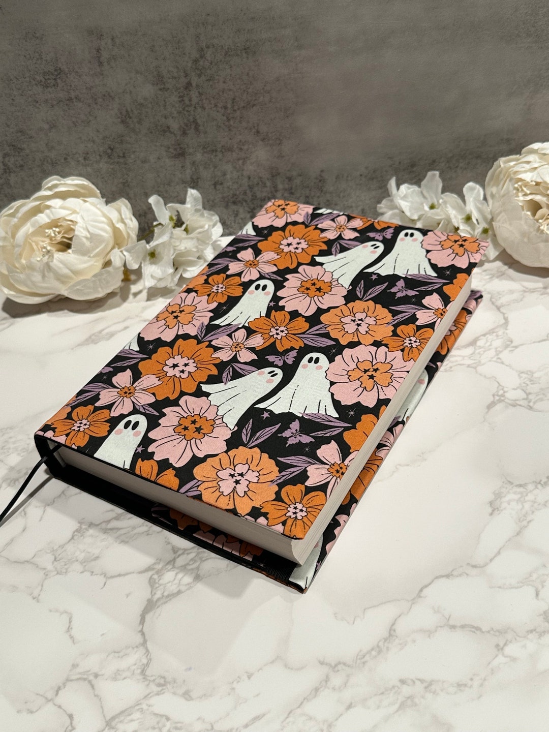 Adjustable Book Cover Fabric Dust Jacket Book Sleeve Bookish Gift Book ...