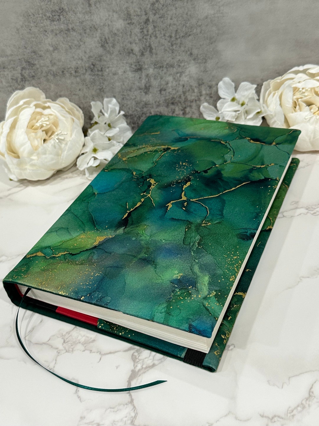 Adjustable Book Cover Fabric Dust Jacket Book Sleeve Bookish Gift Book ...