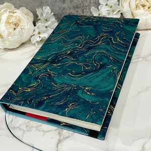 Adjustable Book Cover Fabric Dust Jacket Book Sleeve Bookish Gift Book ...