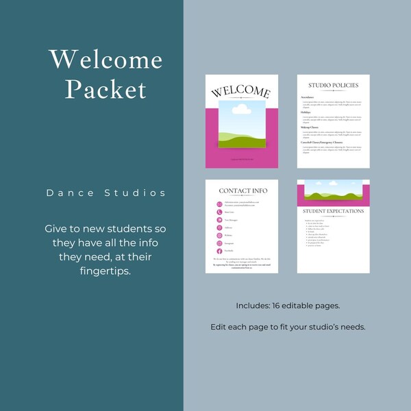 Welcome Packet - Etsy
