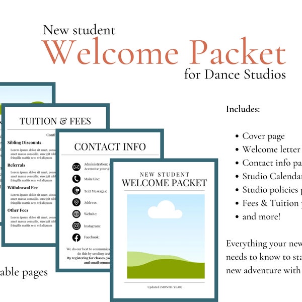 Welcome Packet - Etsy
