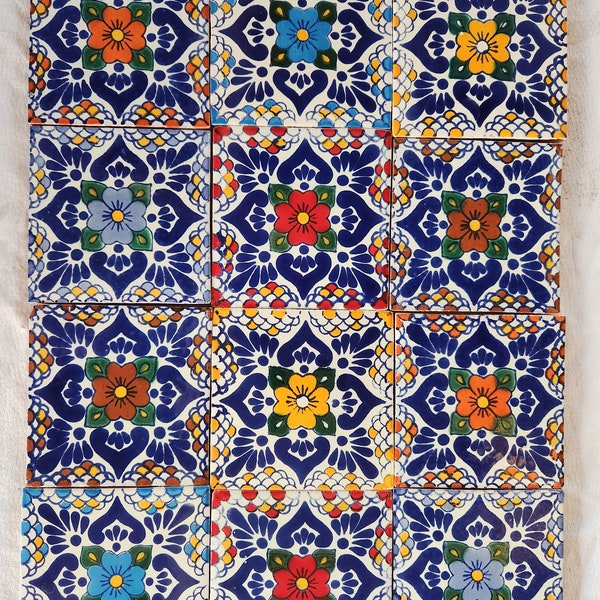 12 X 12 Mexican Tiles - Etsy