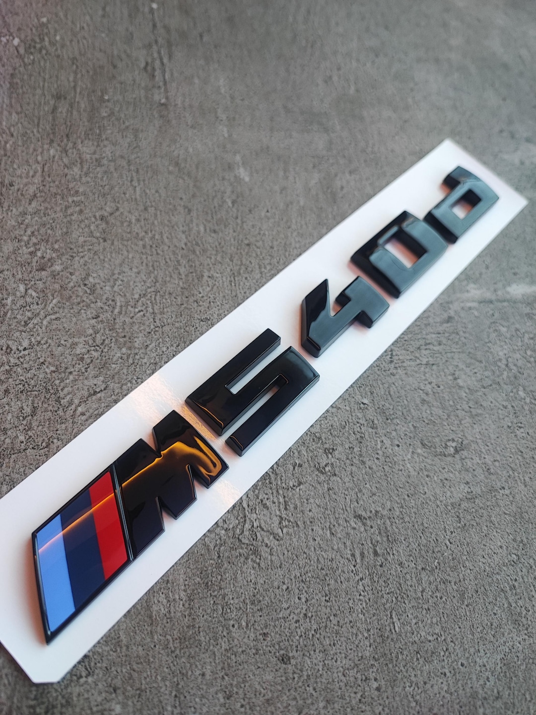 BMW M540d Emblem, NEW Black Glossy New in Foil, Lettering, Self ...