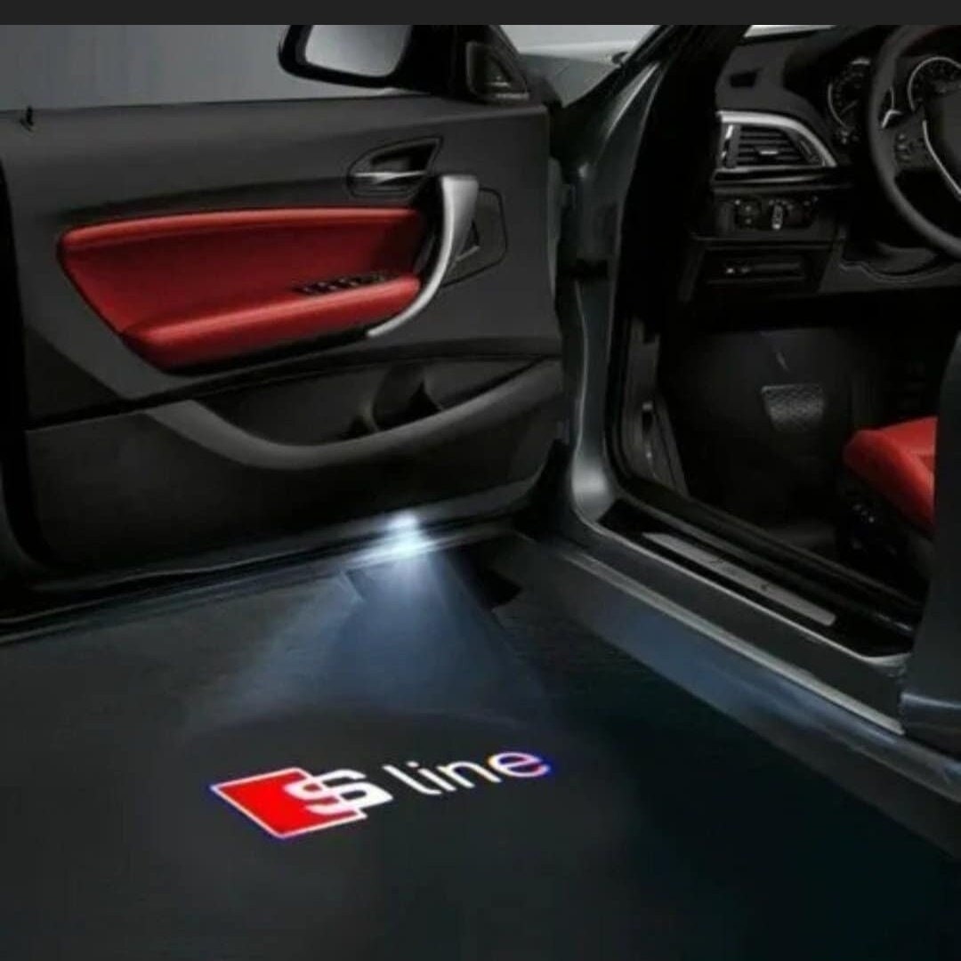 Audi s line door lights store