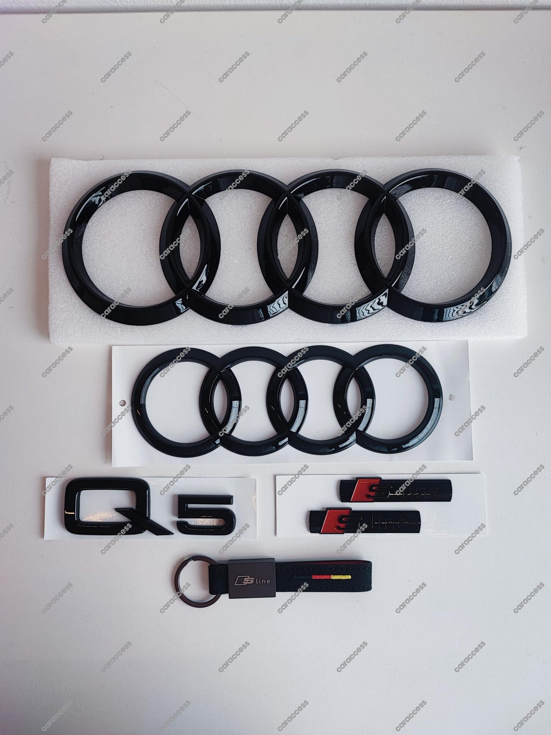 Audi Q5 Complete Set, NEW Black Glossy Lettering, Self-adhesive ...