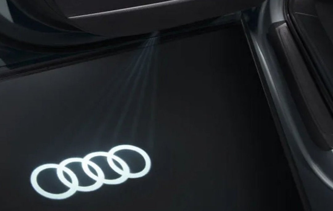 2 Pcs. Audi Welcome Lights Door Logo Projectors LED Projectors Door ...
