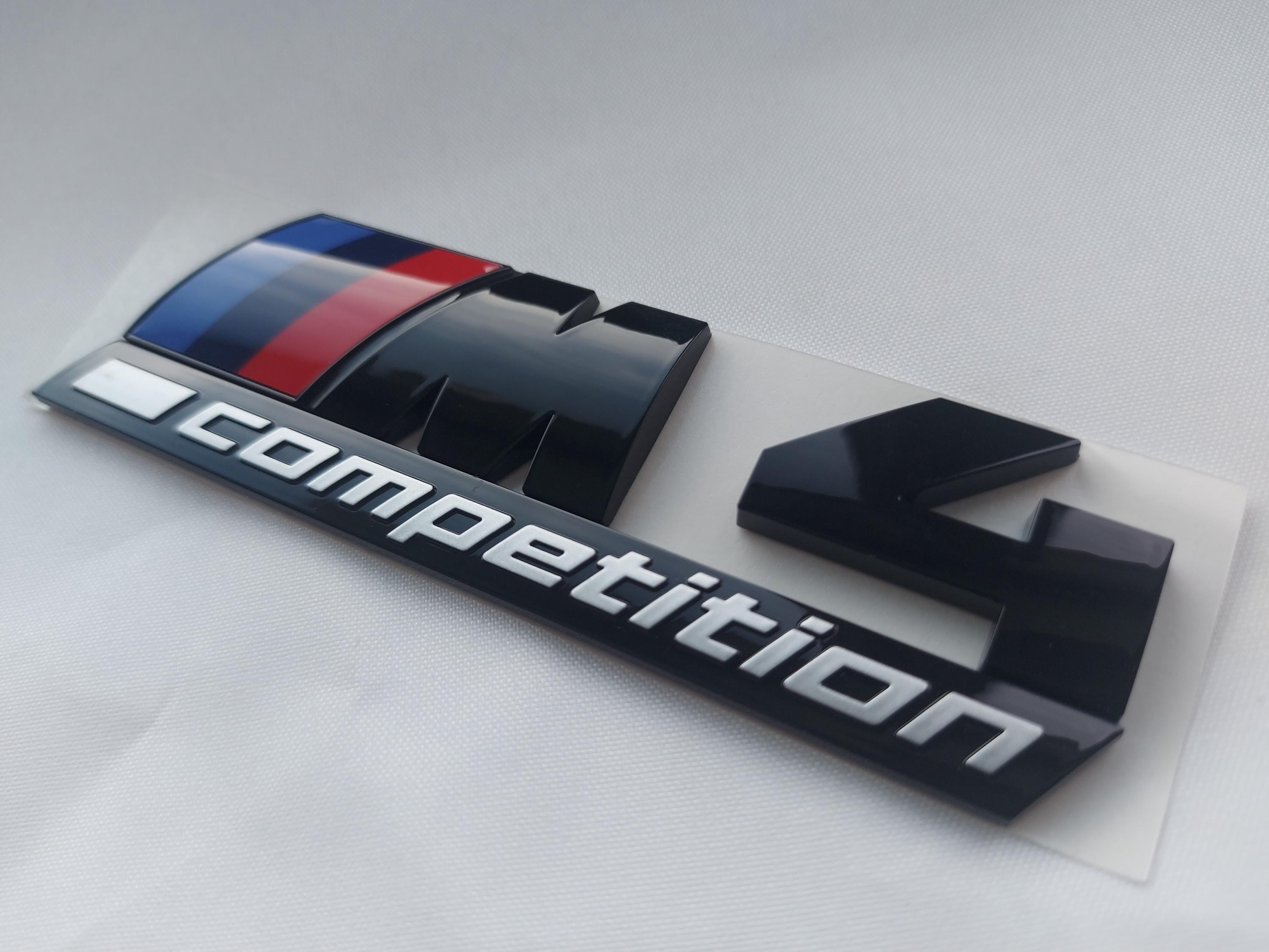 BMW M2 M3 M4 M5 M6 Competition Emblem, NEW Black Glossy New in Foil ...