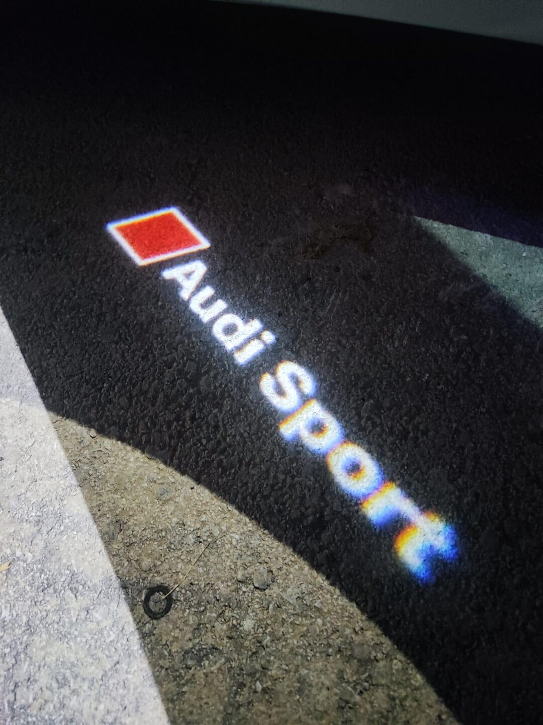 2 Pcs Audi Sport Welcome Lights Door Logo Projectors LED Projectors ...