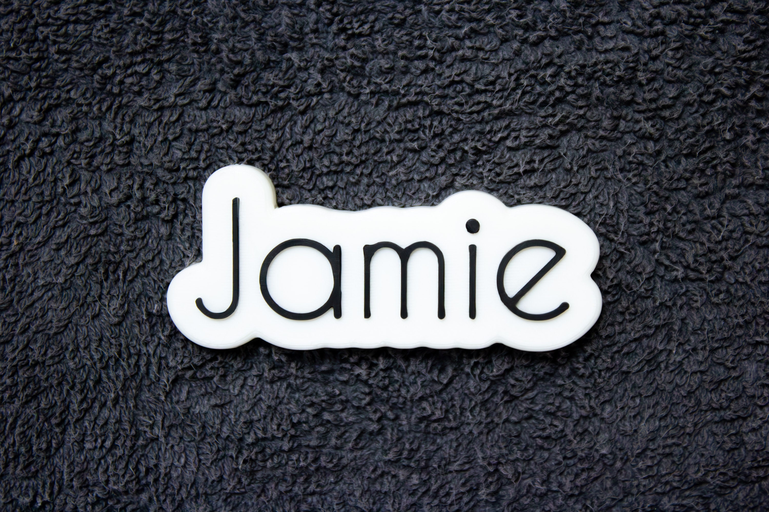 Magnetic Towel Tags With Names Handmade & Stylish White - Etsy UK