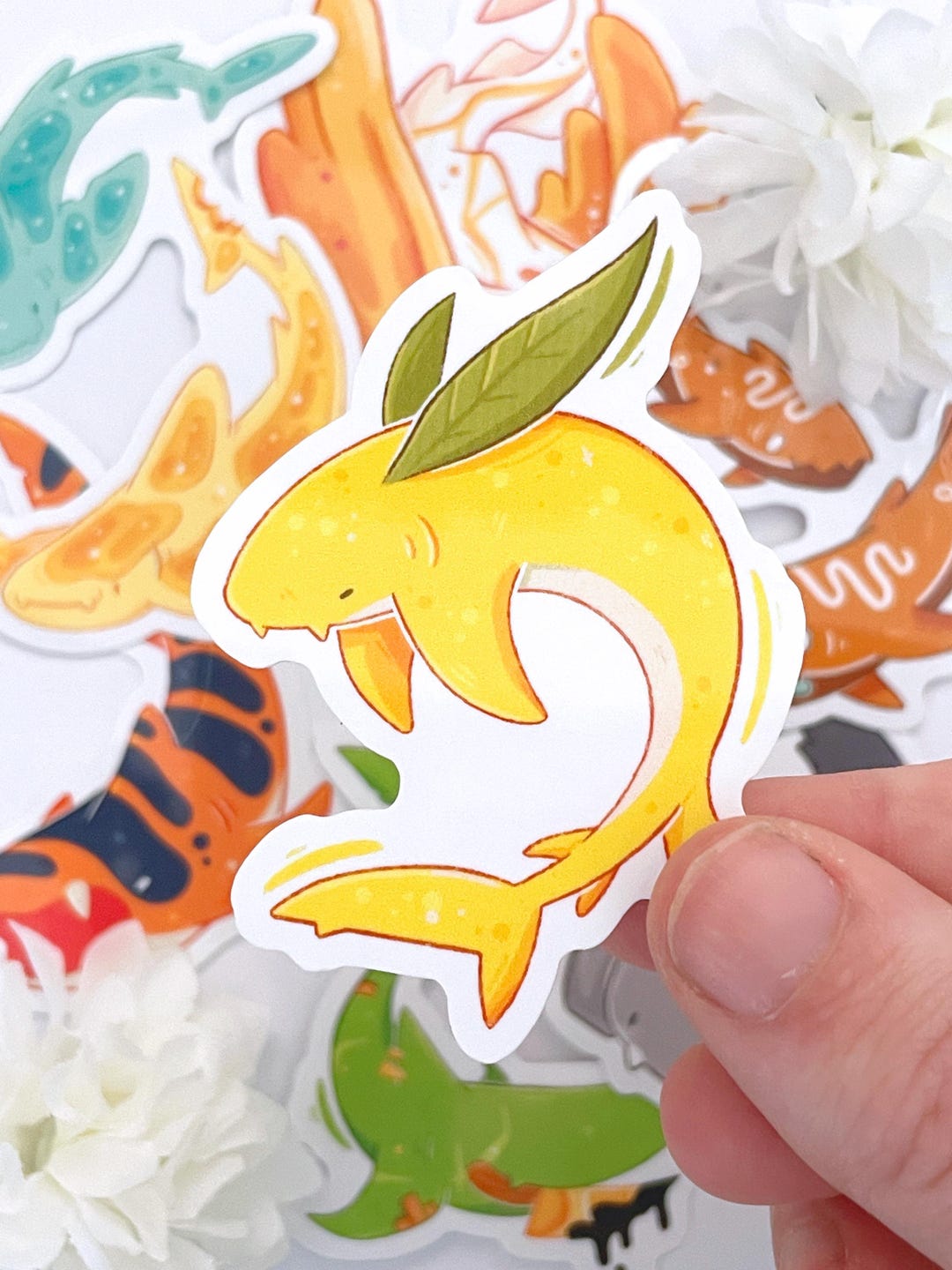 Shark Stickers | 2.5" Vinyl Stickers - Etsy