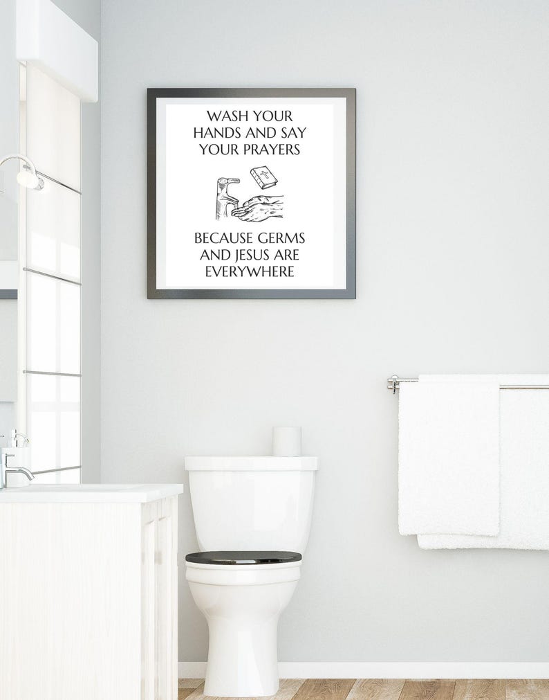 Funny Bathroom Wall Art Printable | Instant Digital Download | 4.5, 3.4 ...