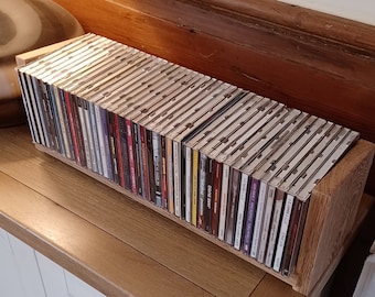 Oak Cd Display Rack - Etsy UK