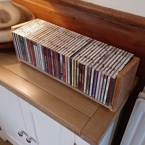 Oak Cd Display Rack - Etsy UK
