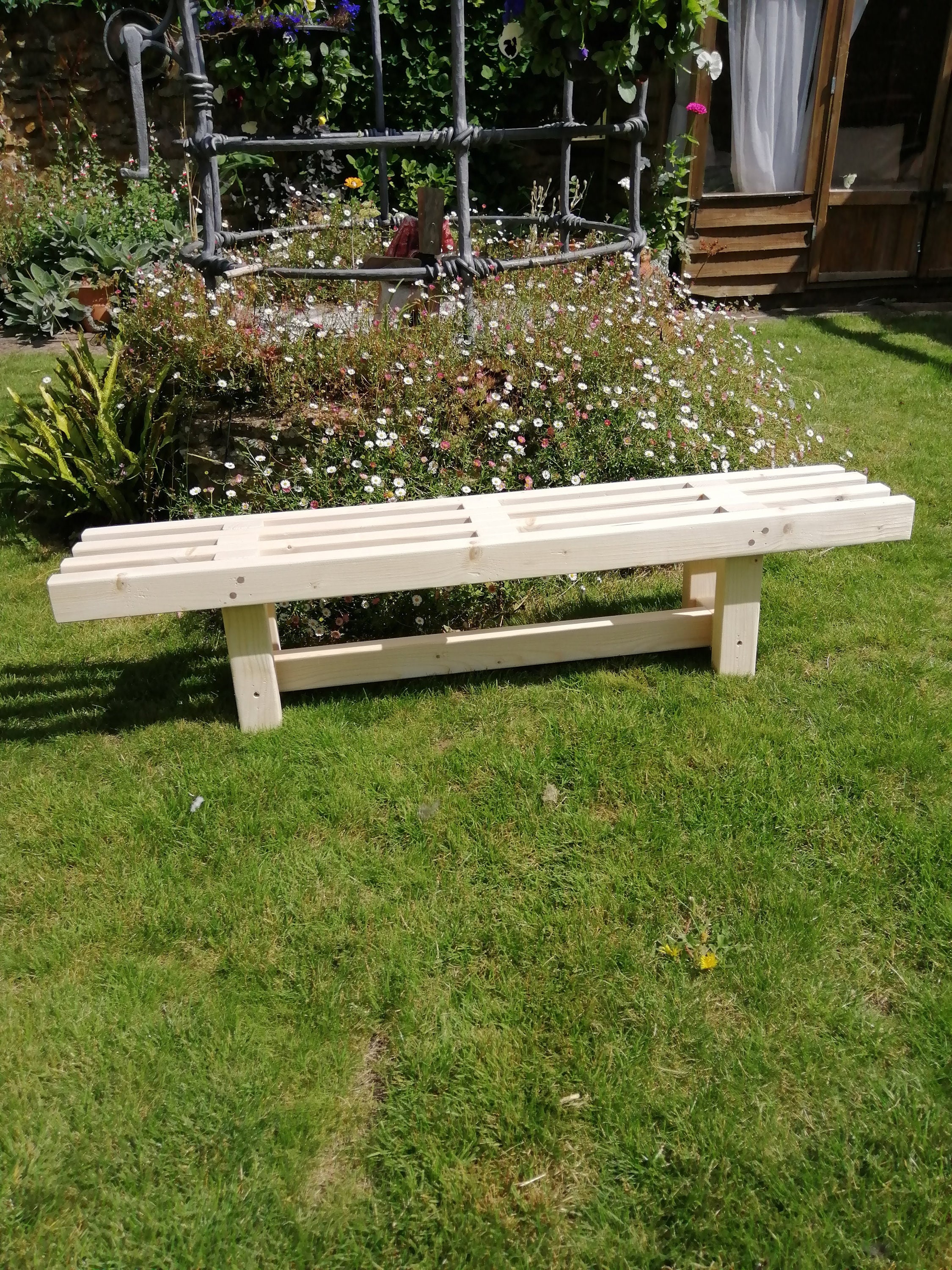 Scandinavian Timber Bench - Etsy