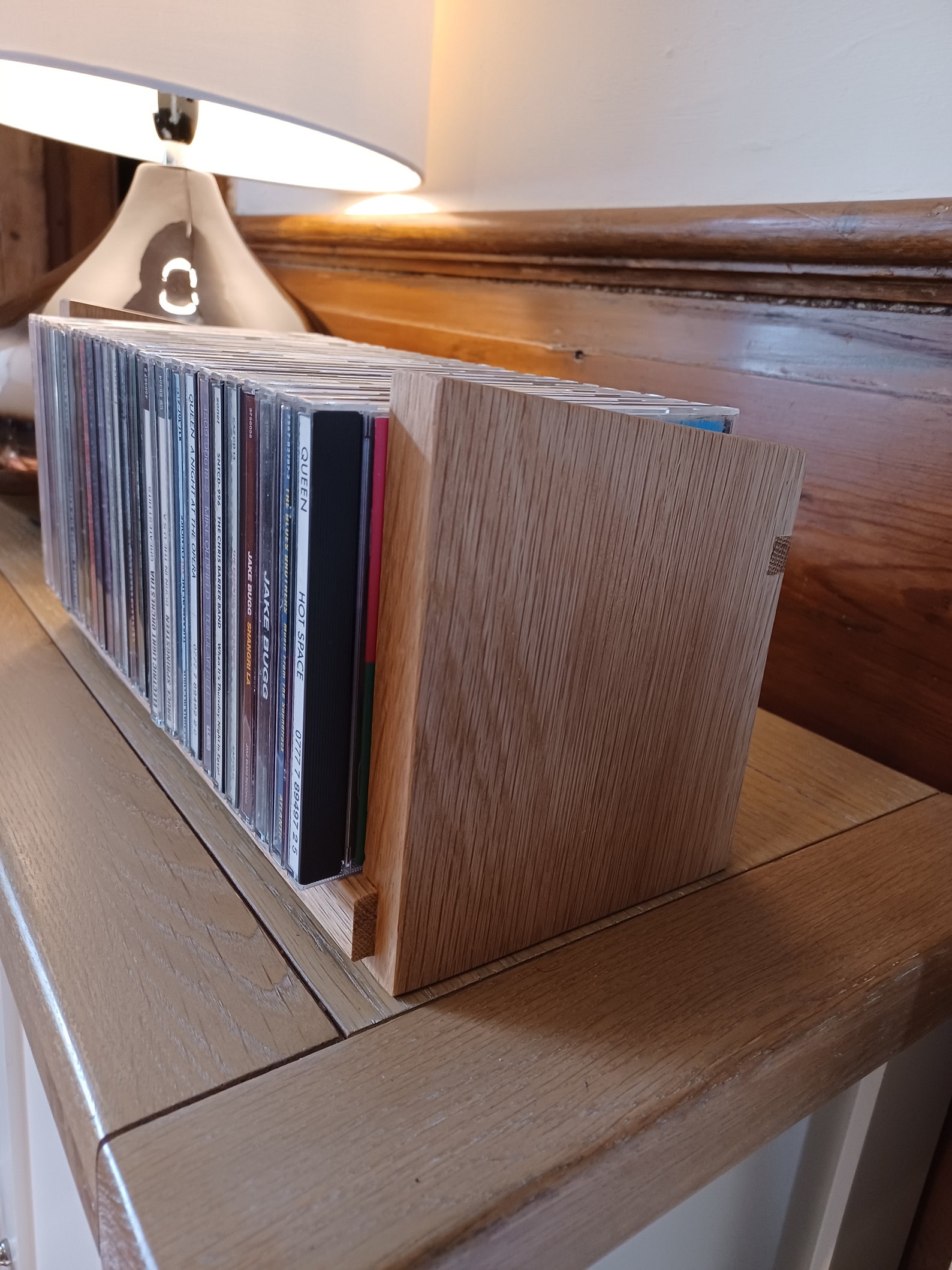 Oak Cd Display Rack - Etsy UK