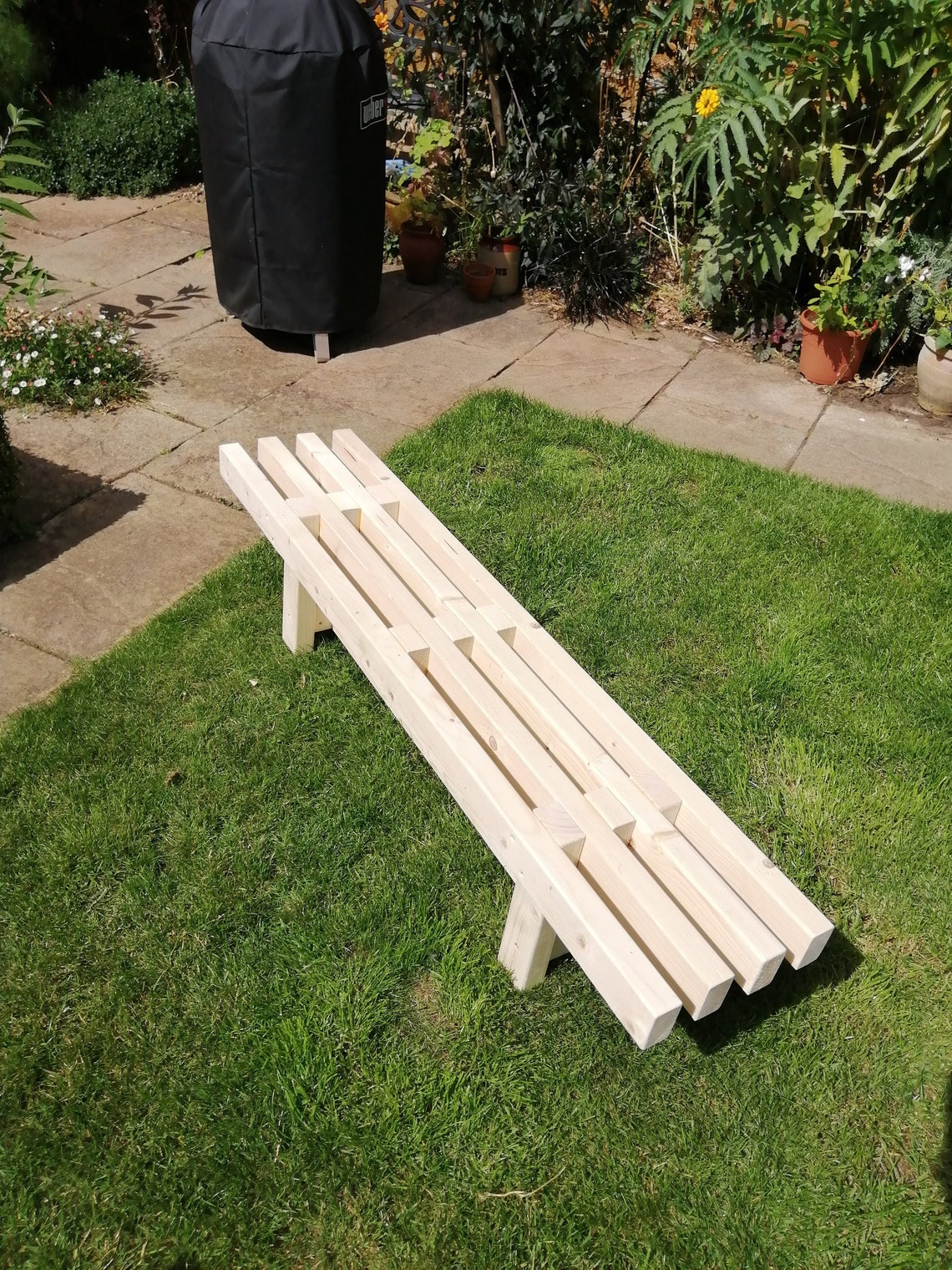 Scandinavian Timber Bench - Etsy