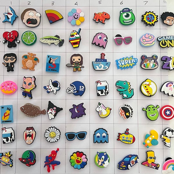 Rainbow Croc Gibbets - Etsy