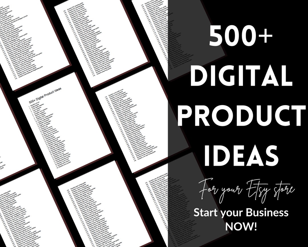 500+ Digital Product Ideas Printable Prints Online Seller Guide E ...
