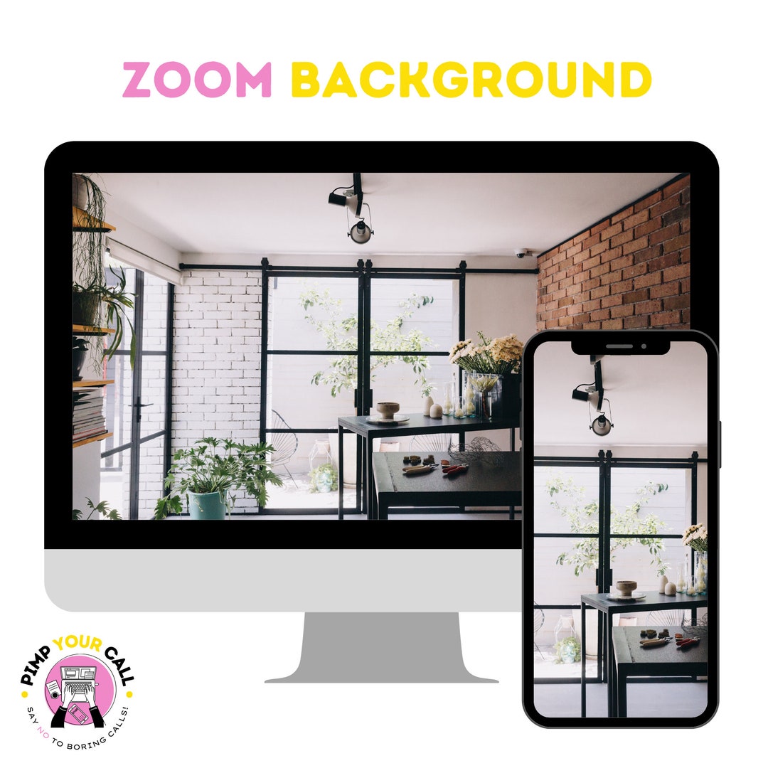 Pimp Your Call Virtual Backgrounds Home Office Backdrop - Etsy