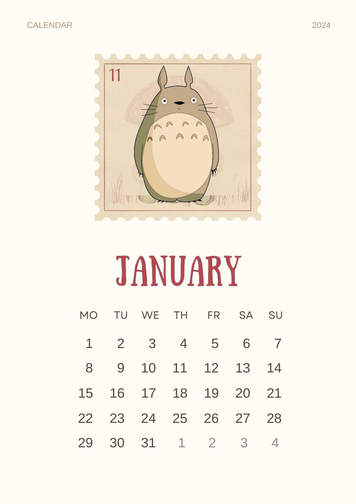Totoro Daily Planner to Do List, Daily Schedule, Digital Daily Planner ...