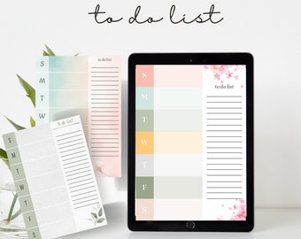 Daily Horizontal DIGITAL and PRINTABLE Planner Goodnotes, Notability ...