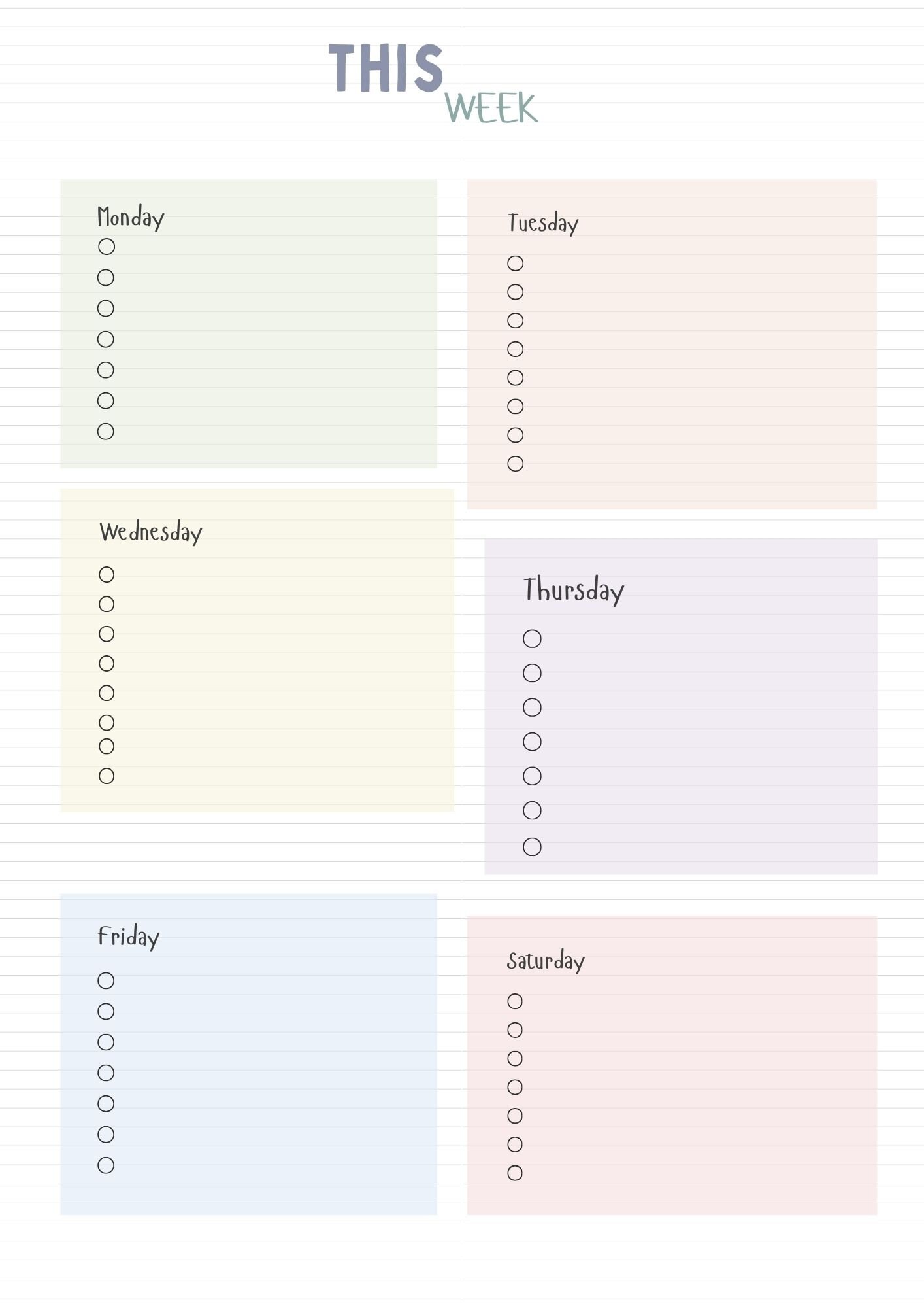 Totoro Daily Planner to Do List, Daily Schedule, Digital Daily Planner ...