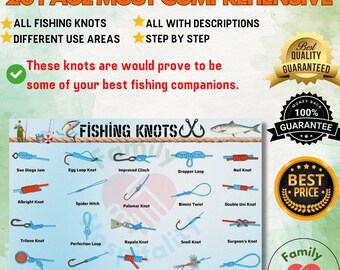 Knots Guide Digital Download | Step by Step Knot Tying Tutorial With QR ...