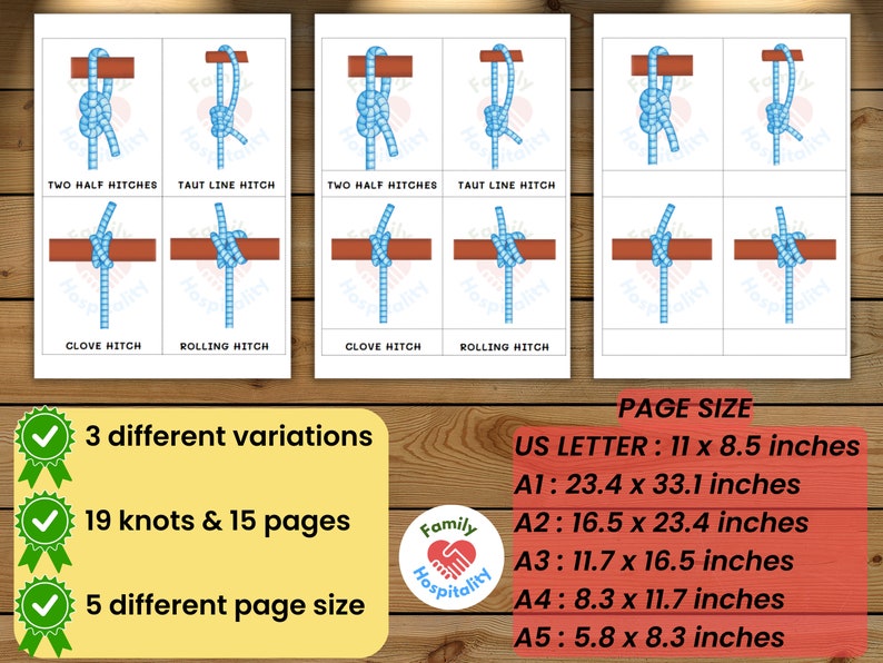 Camp Knot Bundle Flashcards Printable Scout Knot Cards Most Useful ...