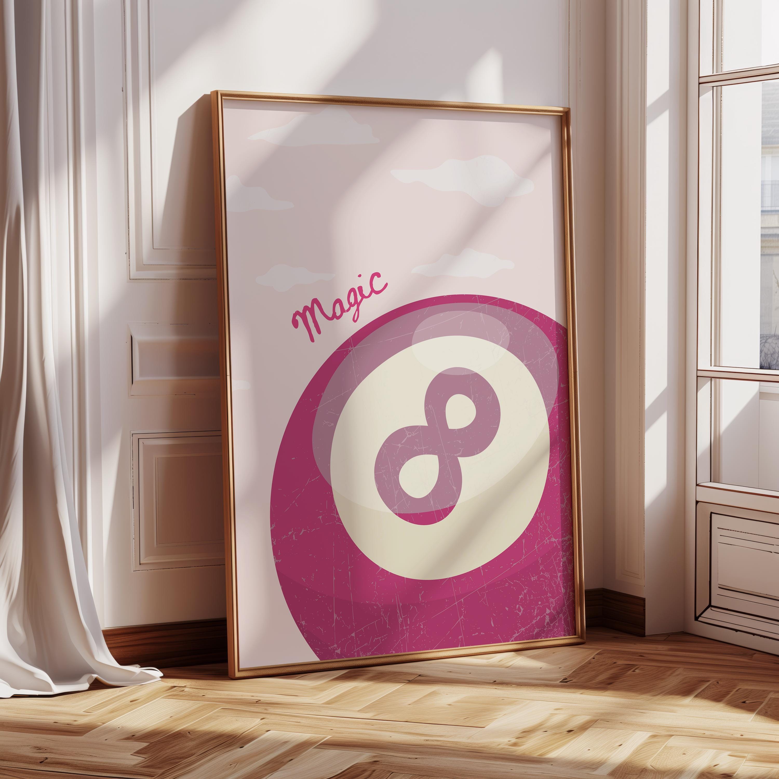 Magic 8 Ball Poster | Digital Download | Crystal Ball | Bedroom Dorm ...