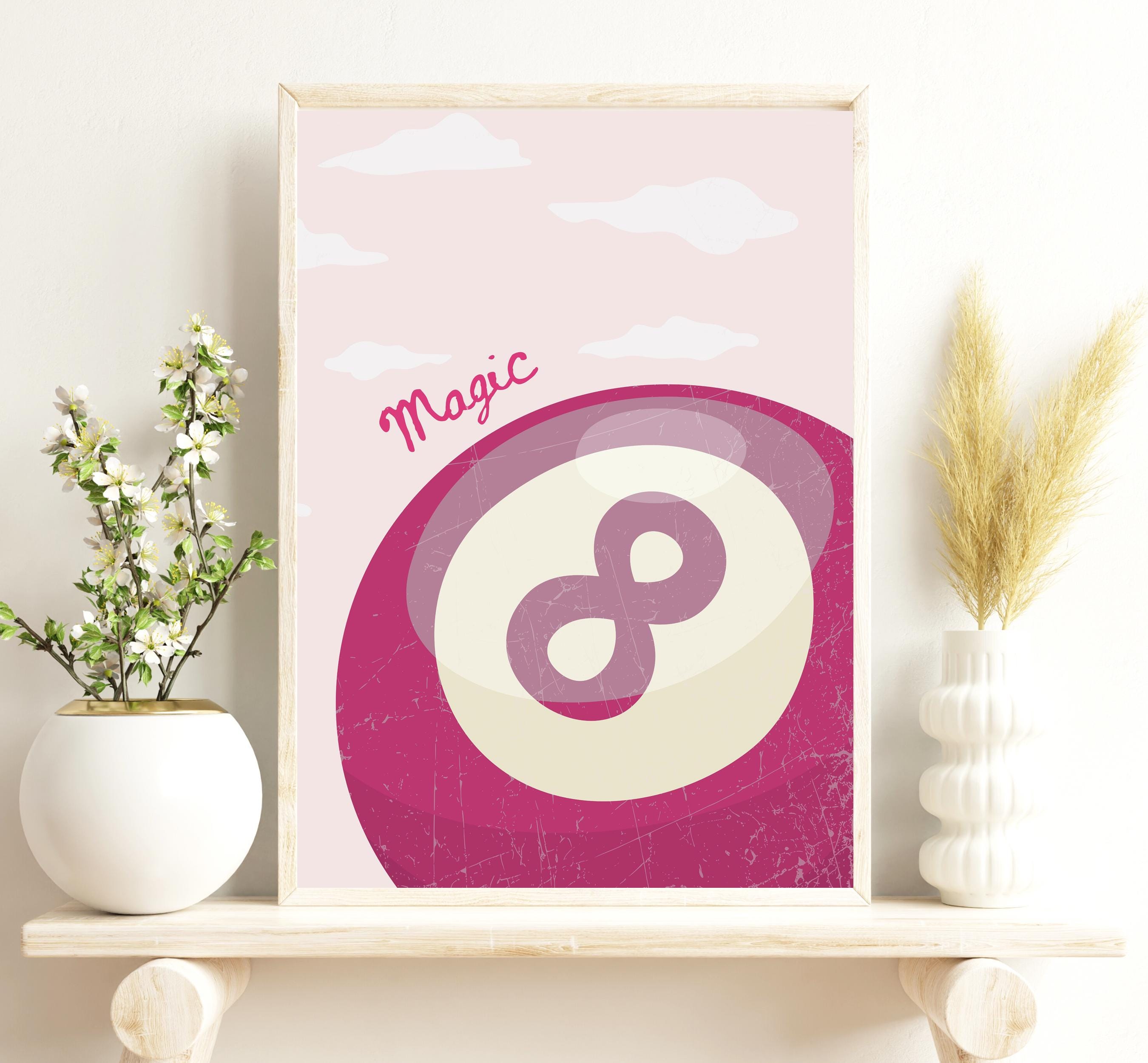 Magic 8 Ball Poster | Digital Download | Crystal Ball | Bedroom Dorm ...