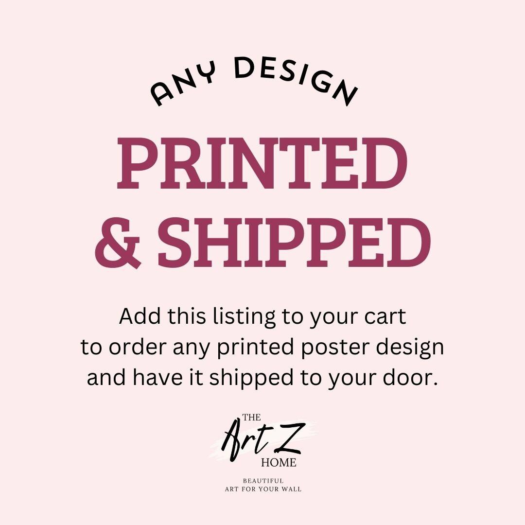 Custom Giclée Art Print: Any Design Printed & Shipped - Etsy
