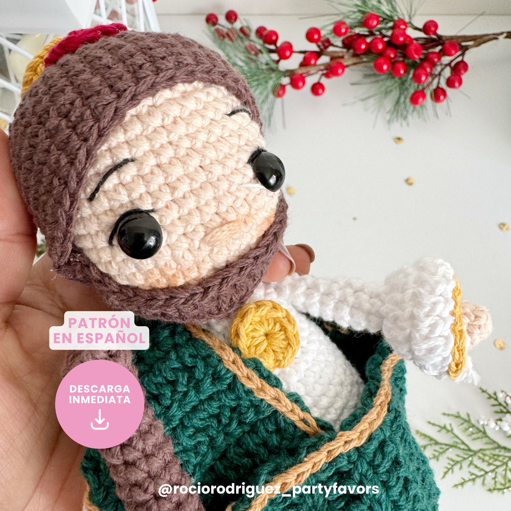 Digital PATTERN in SPANISH San Judas Tadeo Crochet, Digital File in PDF ...