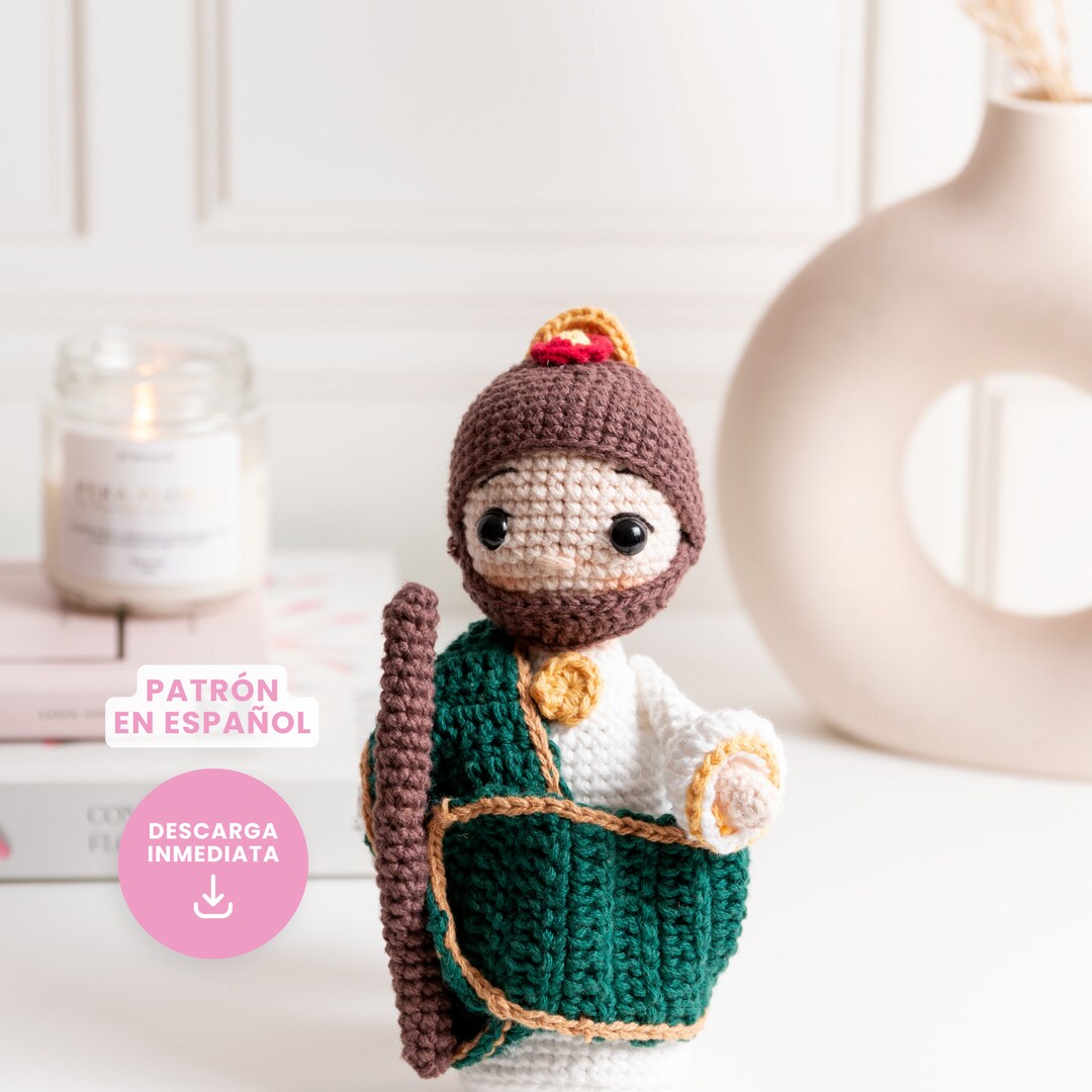 Digital PATTERN in SPANISH San Judas Tadeo Crochet, Digital File in PDF ...