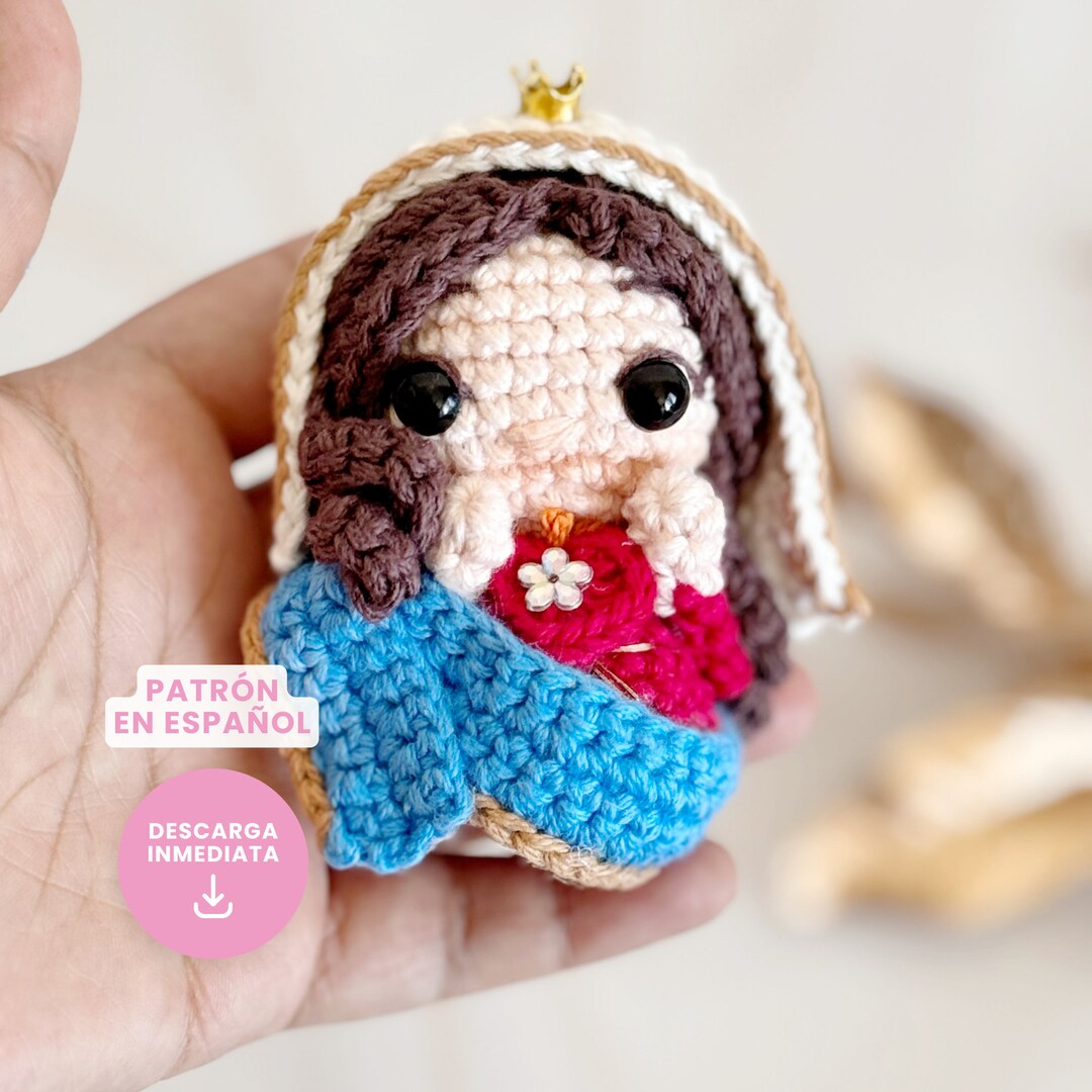 Immaculate Heart of Mary KEYCHAIN Digital PATTERN in SPANISH, Pdf File ...