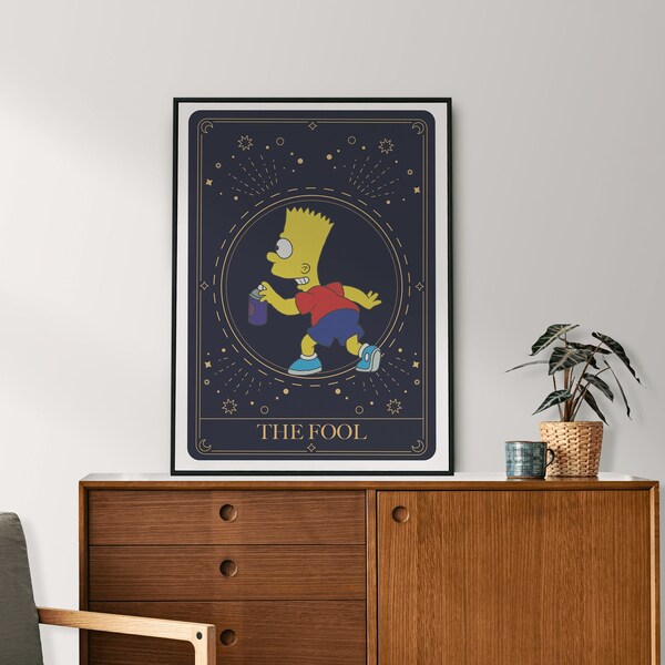 Bart Simpson Print - Etsy