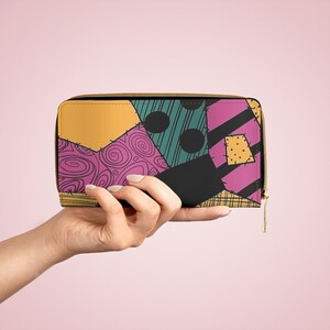 Sally Patchwork Dress Zipper Wallet - Etsy