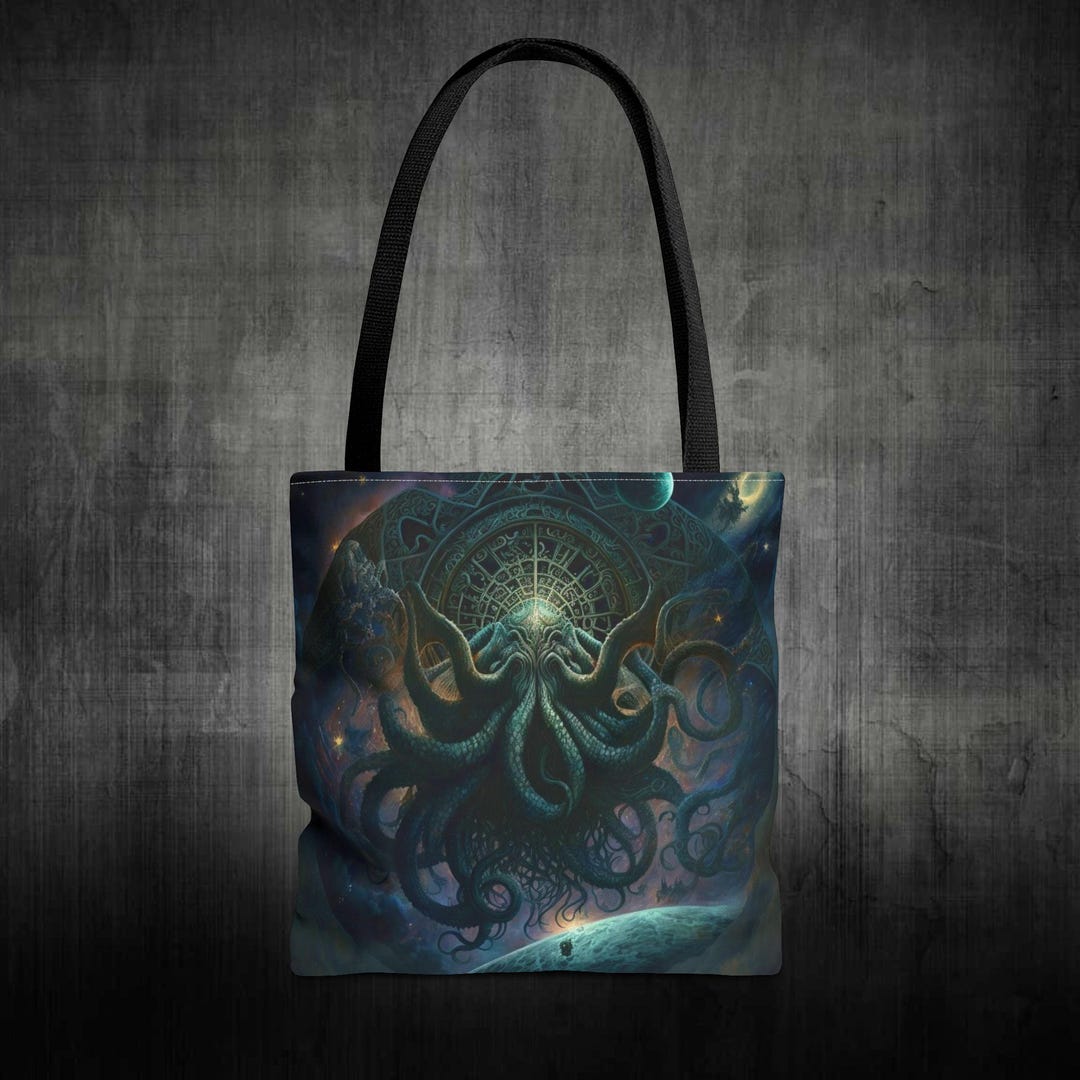 Cthulhu Inter Dimensional Horror Tote Bag - Eldritch Gothic ...