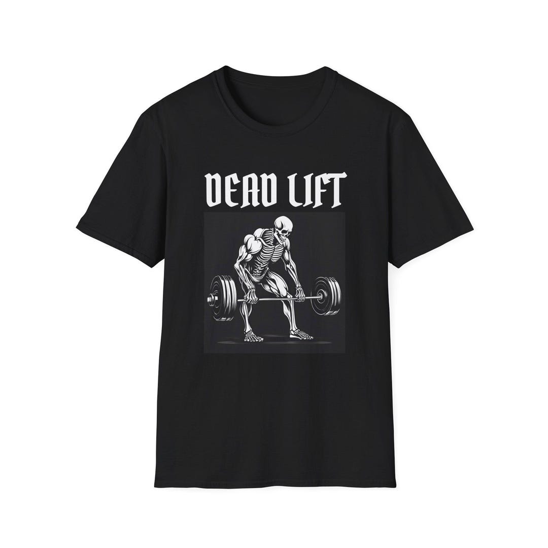 Dead Lift Skeleton T-shirt | Strongman | Horror-themed Gym Wear | Best ...