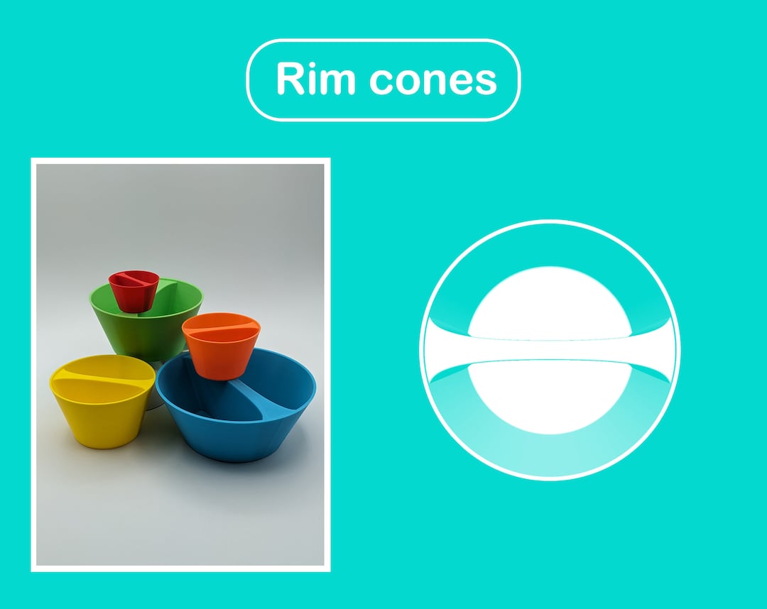 Pottery Cone De Potier / Rim Cone / Pottery Tool / Base Guide / Pop ...
