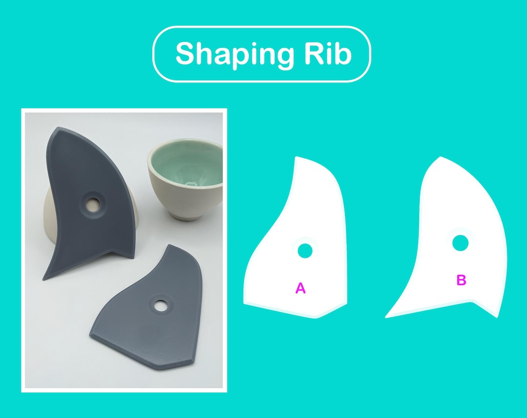 Shaping Rib / Pottery Tool / Pottery Rib / Resin Print / Shape Guide ...
