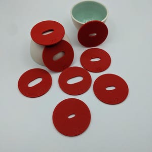 Pottery Extrusion Dies / Pottery Tool / Handle Pattern Disc / Clay ...