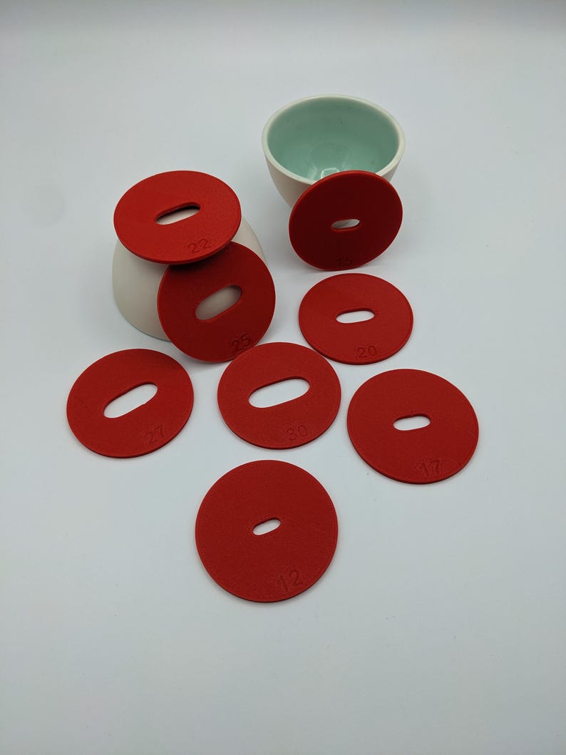 Pottery Extrusion Dies / Pottery Tool / Handle Pattern Disc / Clay ...