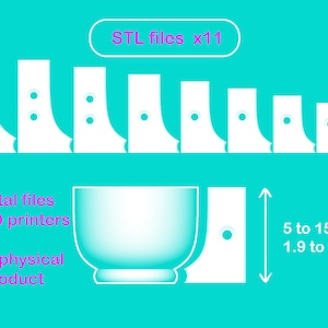 3D Digital Files Estèque Template X11 / STL Files / Pottery Tool ...