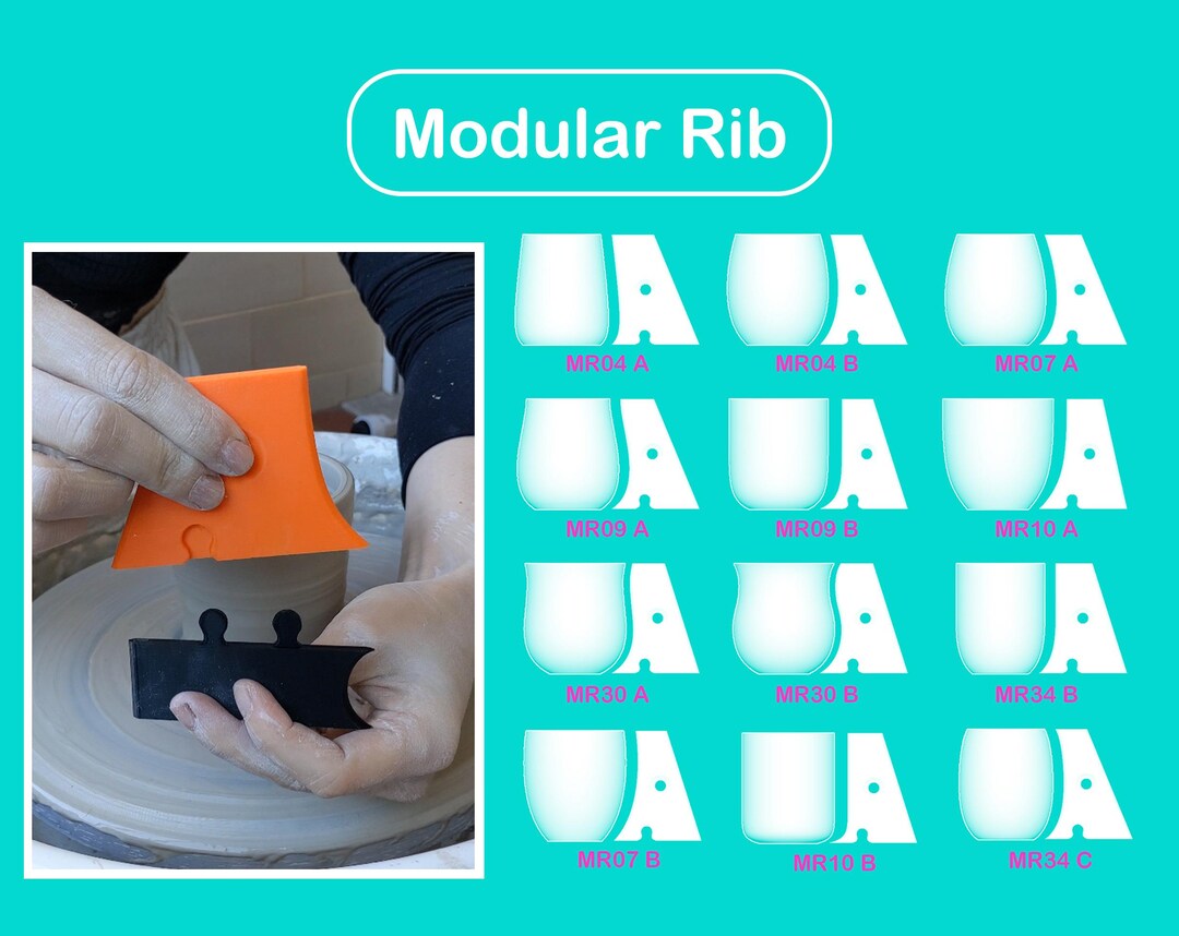 Modular Pottery Rib / Pottery Tool / Pottery Rib / PLA+ 3D Print ...