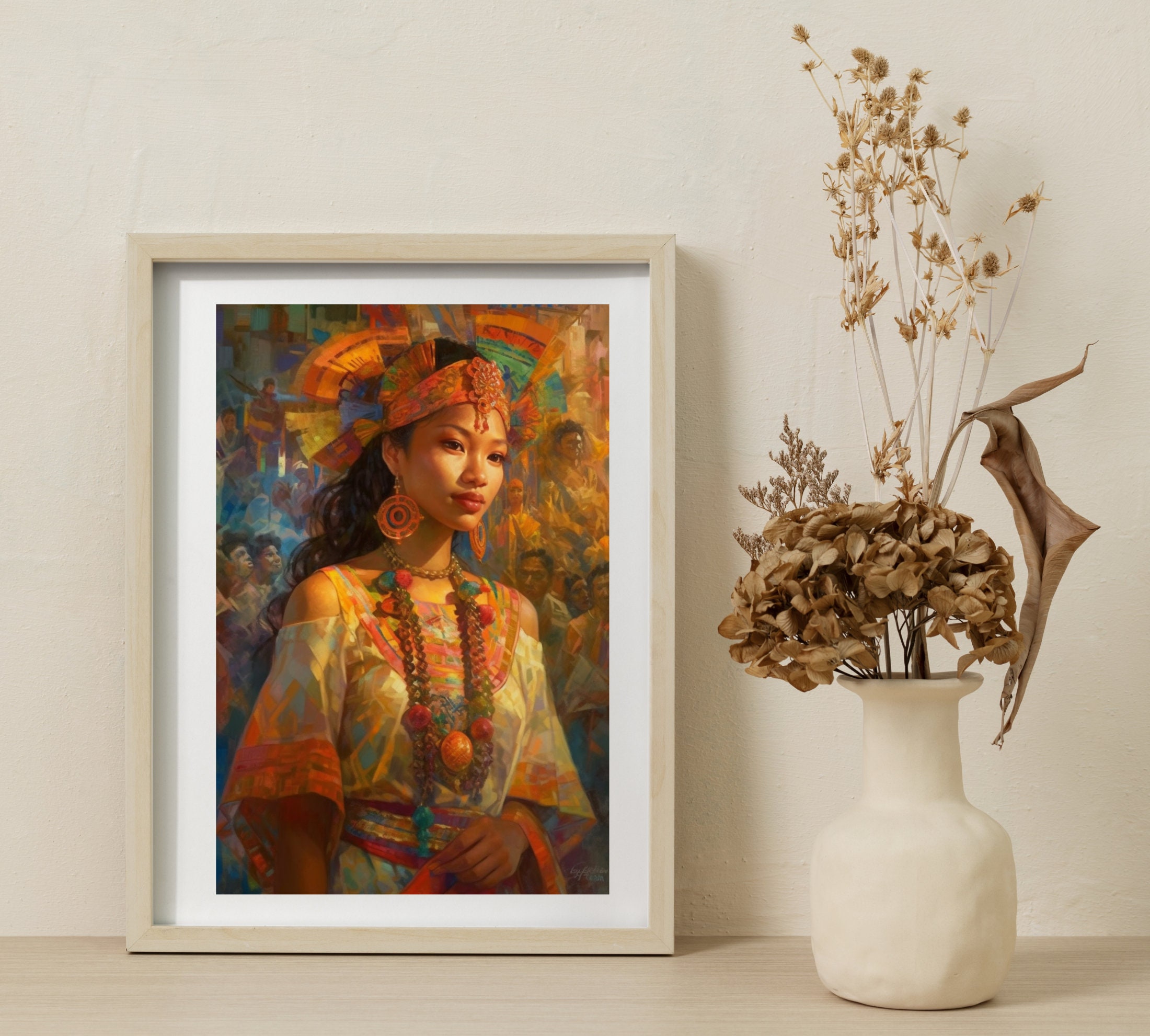 Beautiful Filipina, Filipino Woman, Digital Filipino Art, Philippines ...