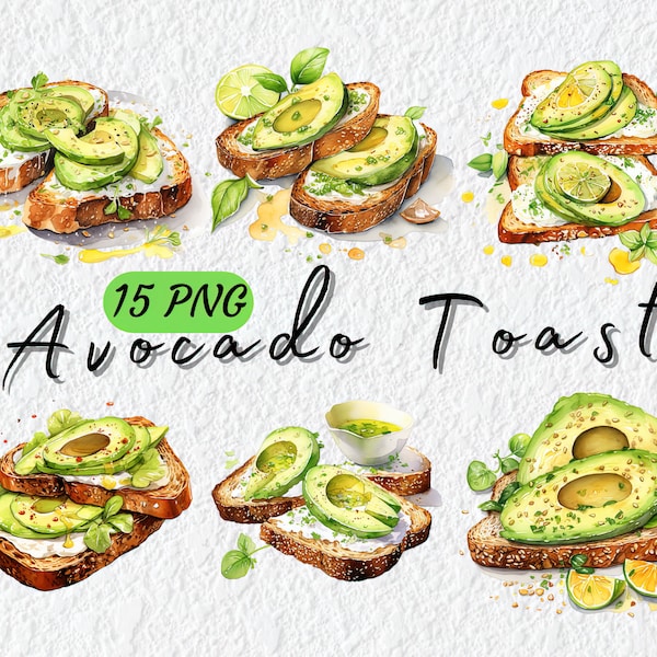 Toast Clipart - Etsy