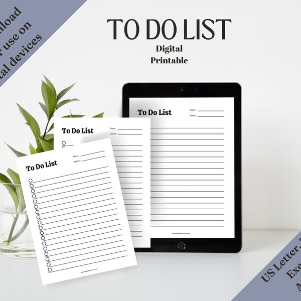A3 to Do List - Etsy