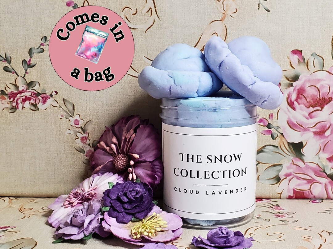 Cloud Slime in a Bag, Purple Lavender Slime, Lavender Scented Slime ...