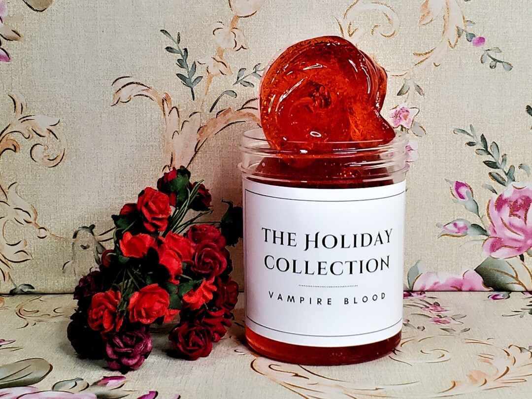 Glitter Red Vampire Slime: Unscented Stress Relief, Party Favor - Etsy